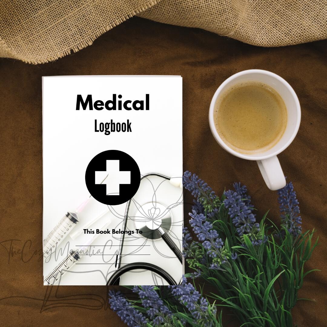 Medical Logbook Printable | 6x9 Personal Health Record PDF - Etsy