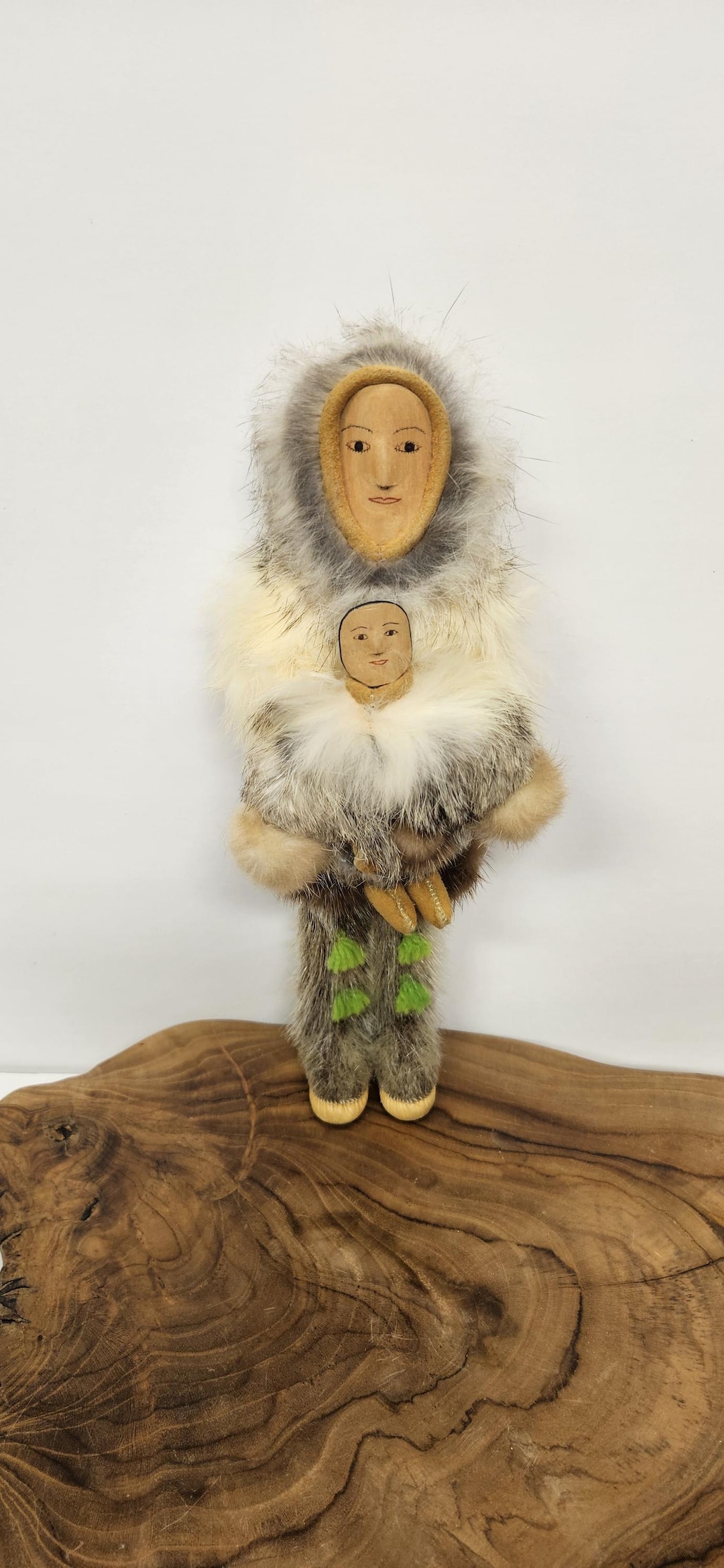 Handmade Alaskan Yupik/inuit Doll With Child - Etsy