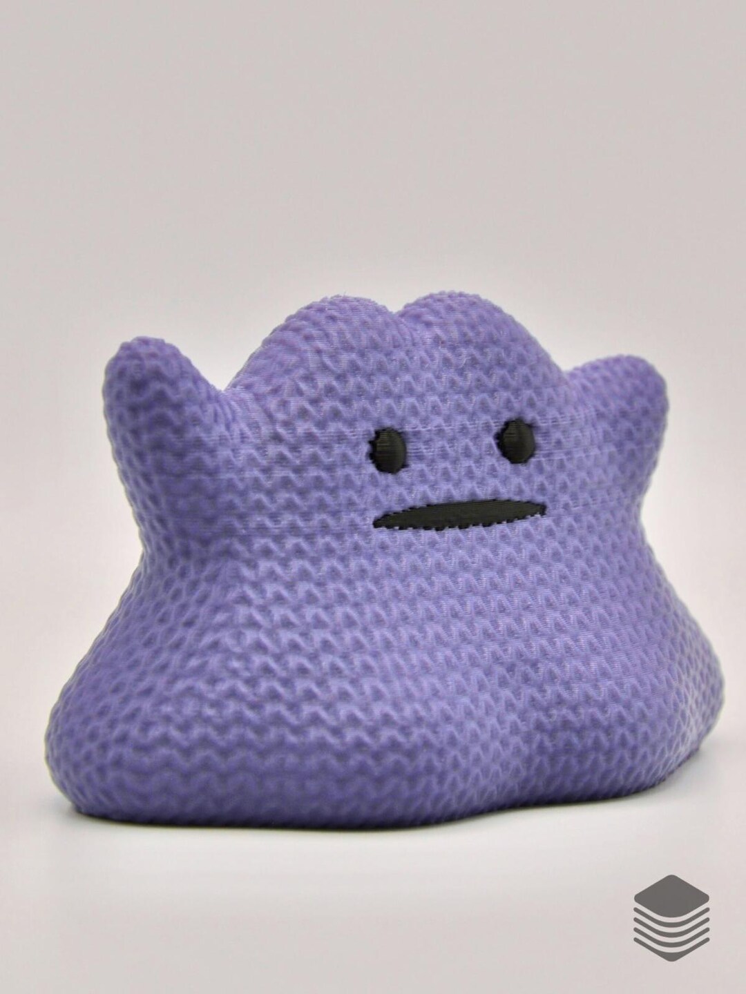 3D Printed Knitted Ditto Collectible | Cute Pokemon Inspired Desk Toy ...
