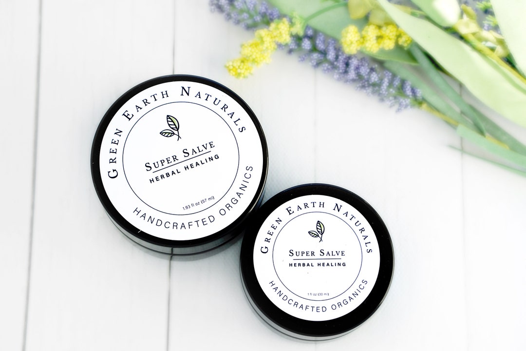 Organic All Purpose Super Salve | Herbal First Aid Healing Salve With ...