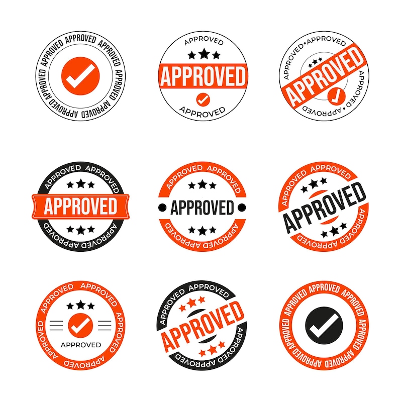 Approved Stamp - Etsy