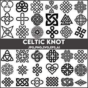 Celtic Knot Vector Bundle (svg, Png, Eps, Ai) (digital Download) - Etsy