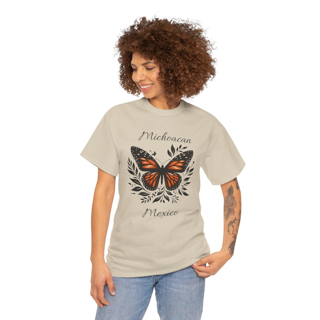 Monarca Shirt, Michoacan Butterfly Tee, Unisex T-shirt, Nature Lover ...