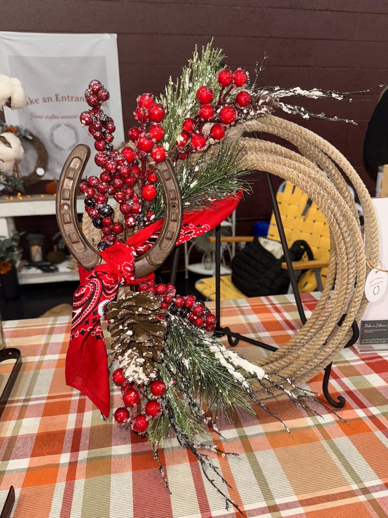Christmas Rope Wreath - Etsy