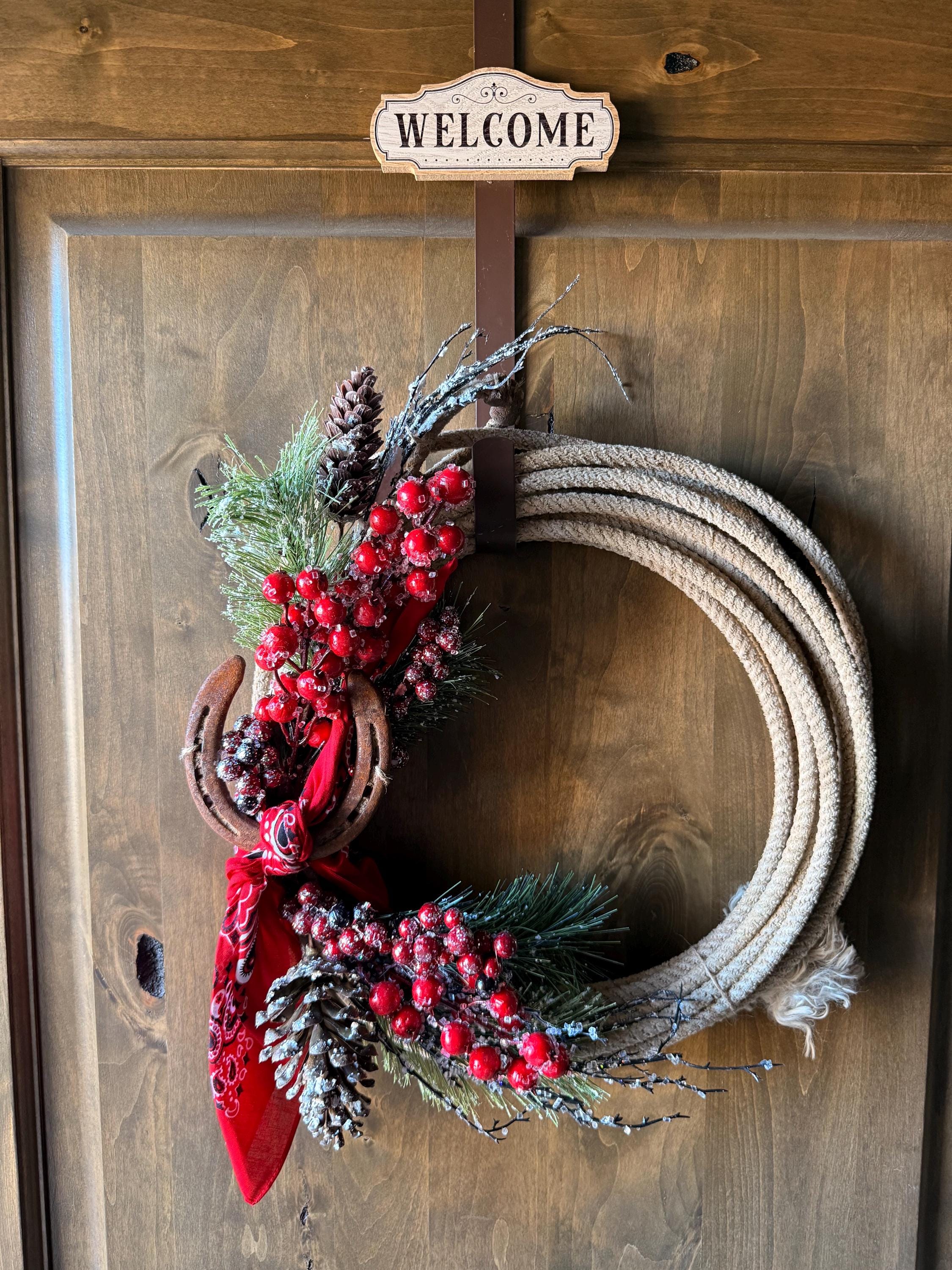 Christmas Rope Wreath - Etsy