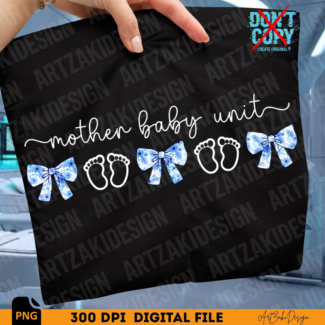 Mother Baby Unit PNG | Coquette Postpartum Nurse Sublimation - Etsy