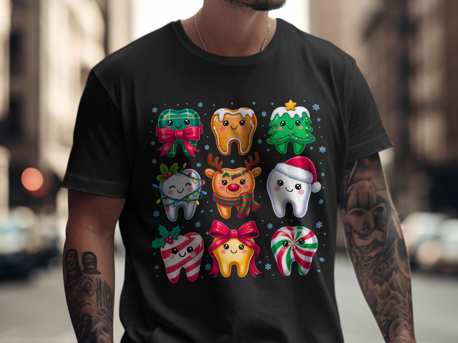 Funny Christmas Teeth PNG Dentist Holiday Design Hygiene Sublimation ...