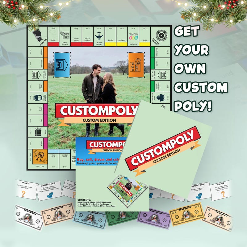 Custom Monopoly Board - Etsy UK