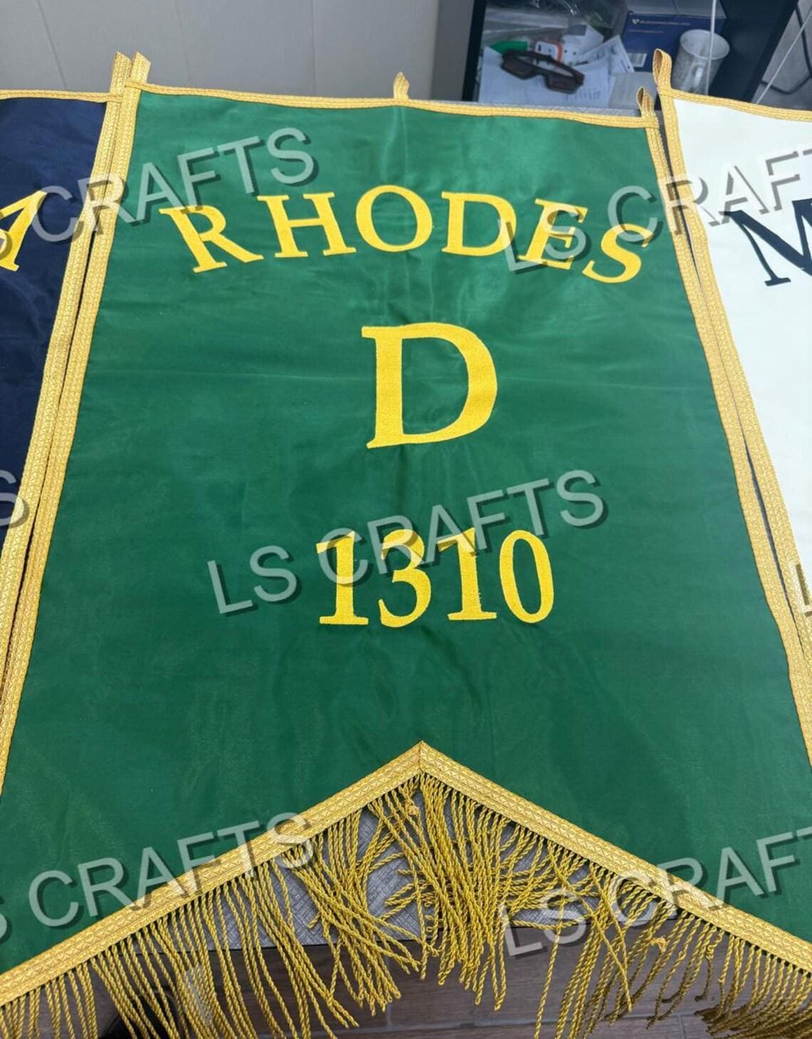 Masonic Order of Malta Station Banners – Machine Embroidered Regalia ...