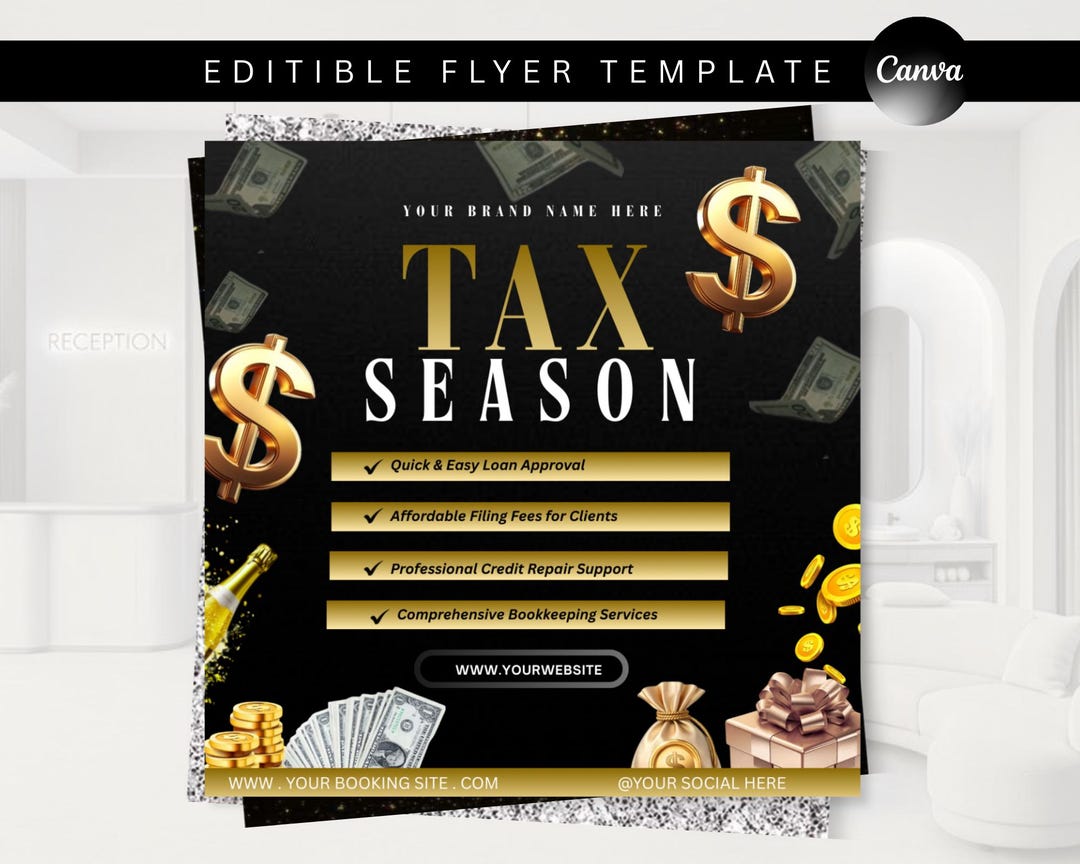 Tax Flyer, Tax Prep Flyer, Tax Business Flyer, Corporate Tax ...