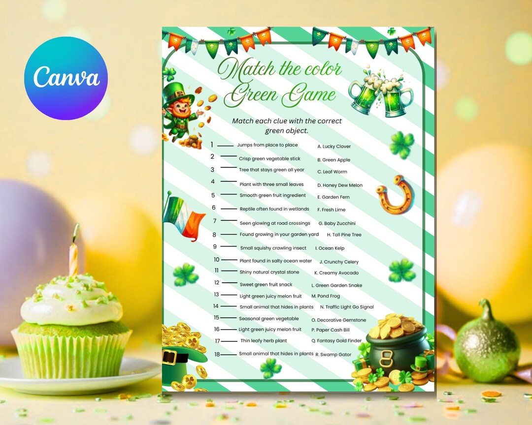 St. Patrick's Which Came First, St. Patrick's Day Trivia Games, Fun ...