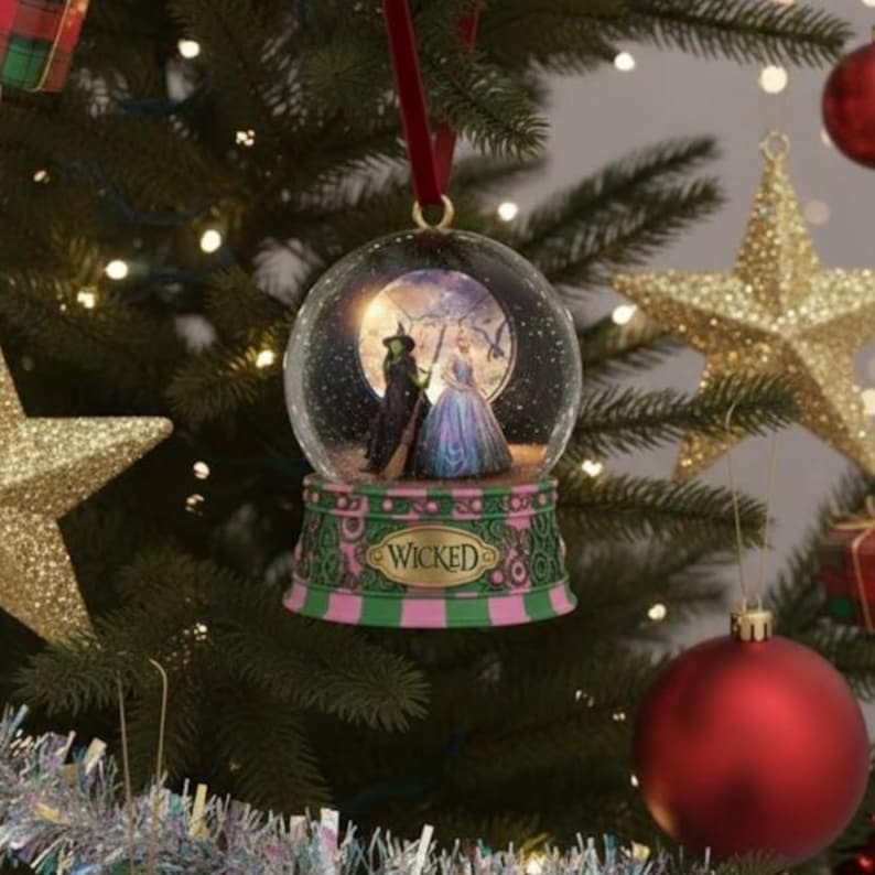 Custom Elphaba & Glinda Wicked Musical Ornament, Broadway Fan Christmas ...