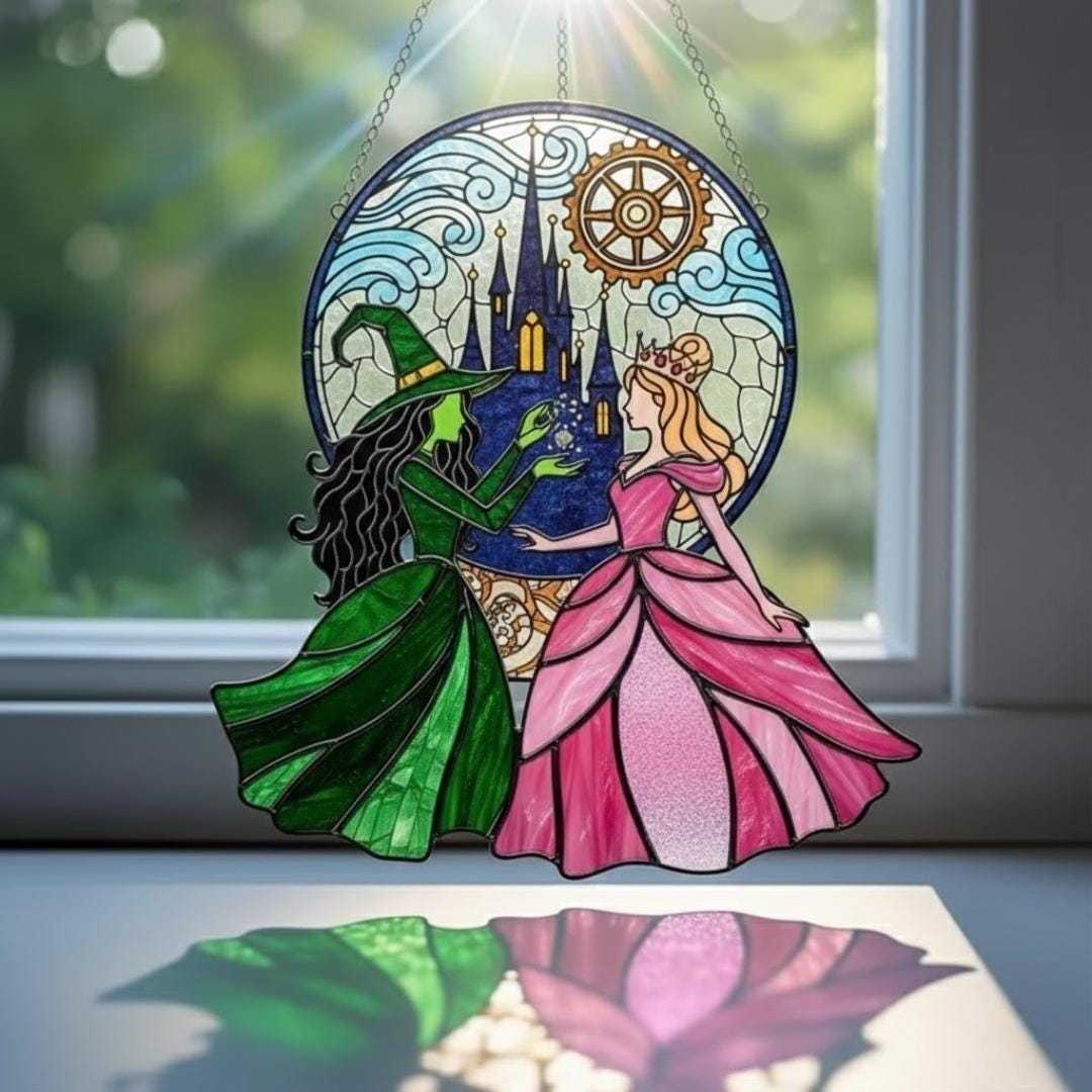 Wicked the Musical Home Suncatcher, Wicked Themed Window Decoration ...