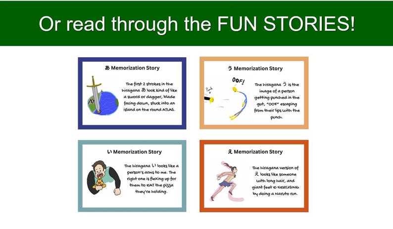 EASY and FUN Japanese Hiragana Bundle, Printable Flashcards [for ALL ...