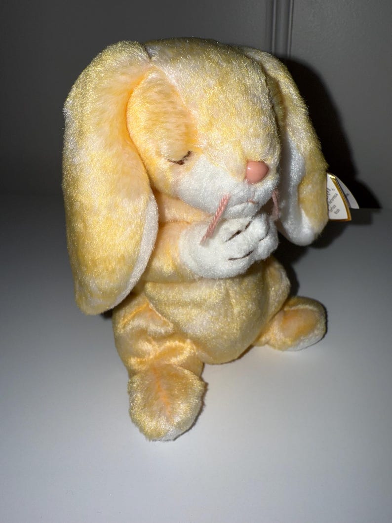 TY Beanie Baby “grace” Bunny – 2000 DOB, Praying Rabbit, Original Tags ...