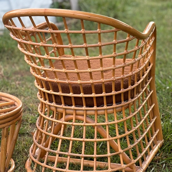 Rattan Chair - Etsy
