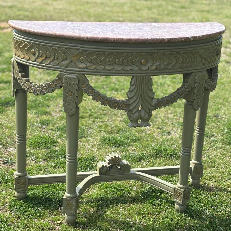 Half Moon Table - Etsy