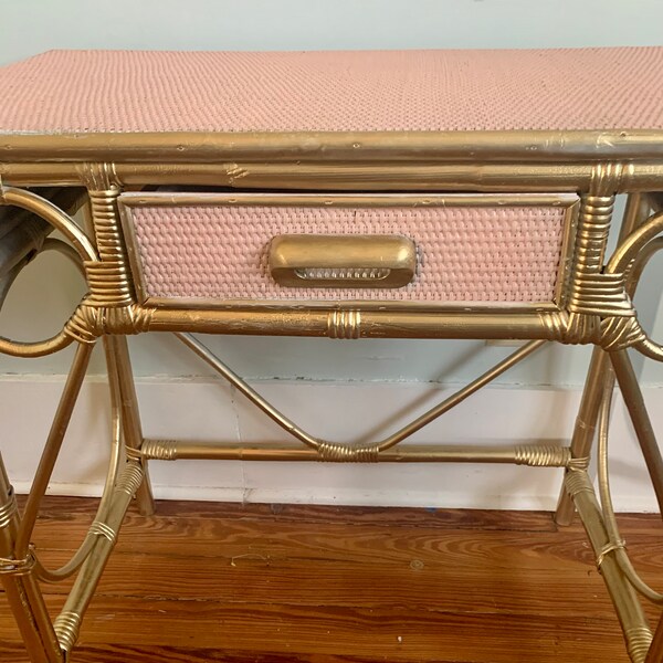 Wicker Desk - Etsy