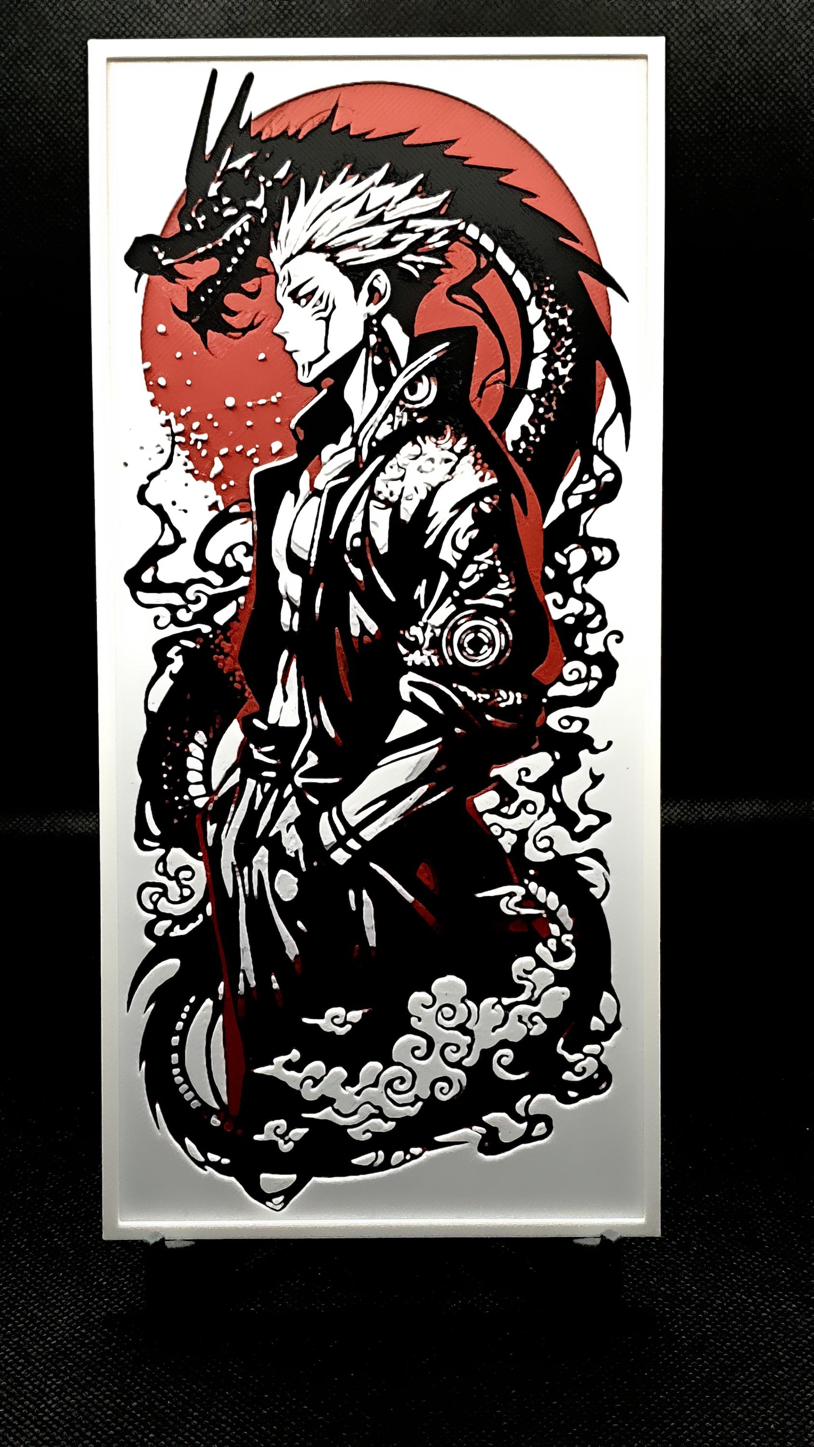 Tableau Relief 3D Inspiré De L'animation: Jujutsukaisen (sukuna) - Etsy