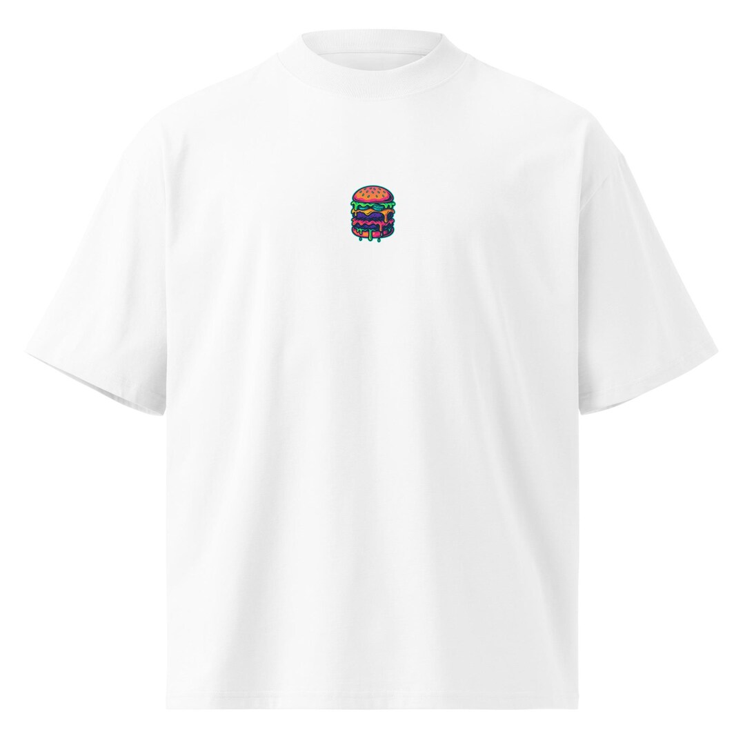 NFT Urban Burger T-shirt | Caracas Food Wear | Streetwear Graffiti ...