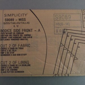 FANTASY GOWN Pattern • Simplicity 10548 • Miss 6-14 • Renaissance ...