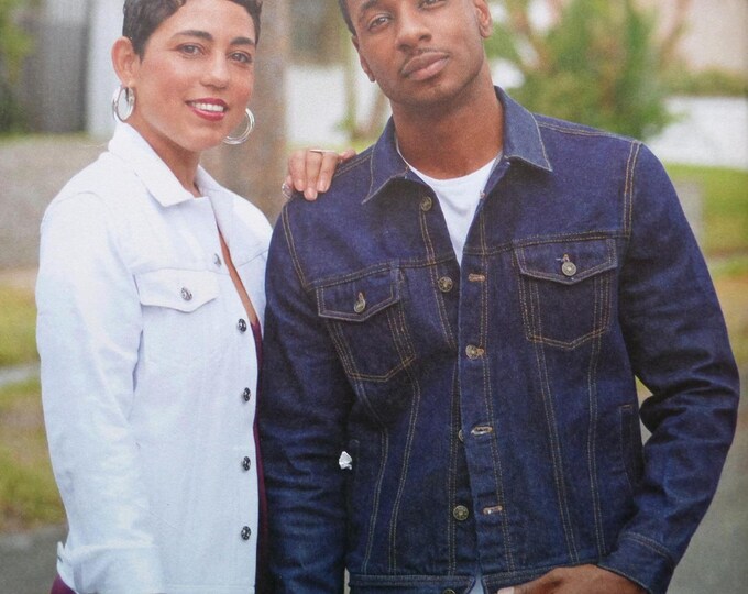 JEAN JACKET Pattern • Simplicity 8845 • Unisex Adult Xs-xl • Denim ...