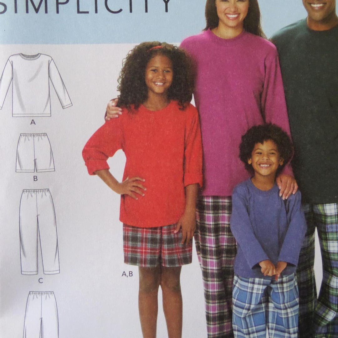 LOUNGE PANTS Pattern • Simplicity 9202 • Childs 7-20 • Loungewear • Top ...