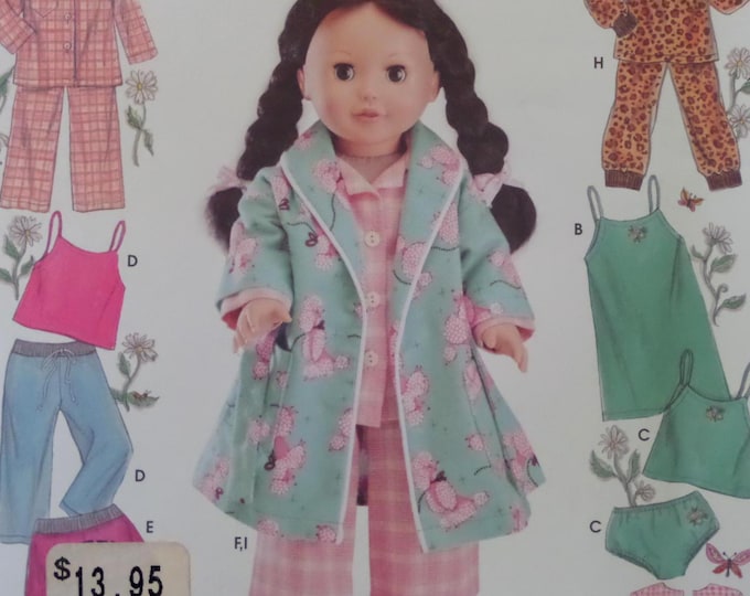 18 INCH DOLL CLOTHES Pattern • Simplicity 5276 • Doll Clothing • Doll ...