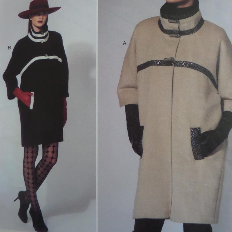 Loose Fit Coat - Etsy