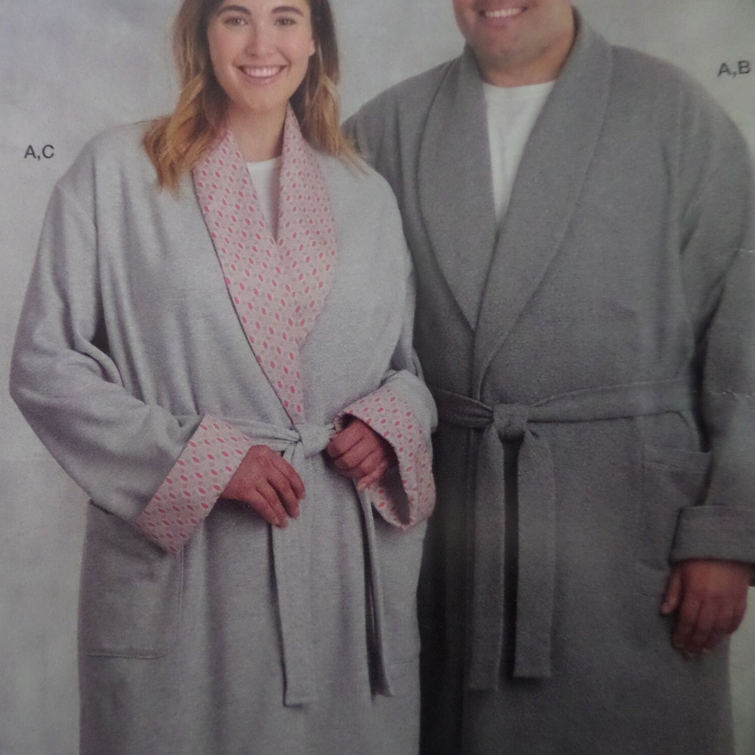 BELTED ROBE Pattern • Simplicity 10390 • Unisex Adult Size • Simplicity ...