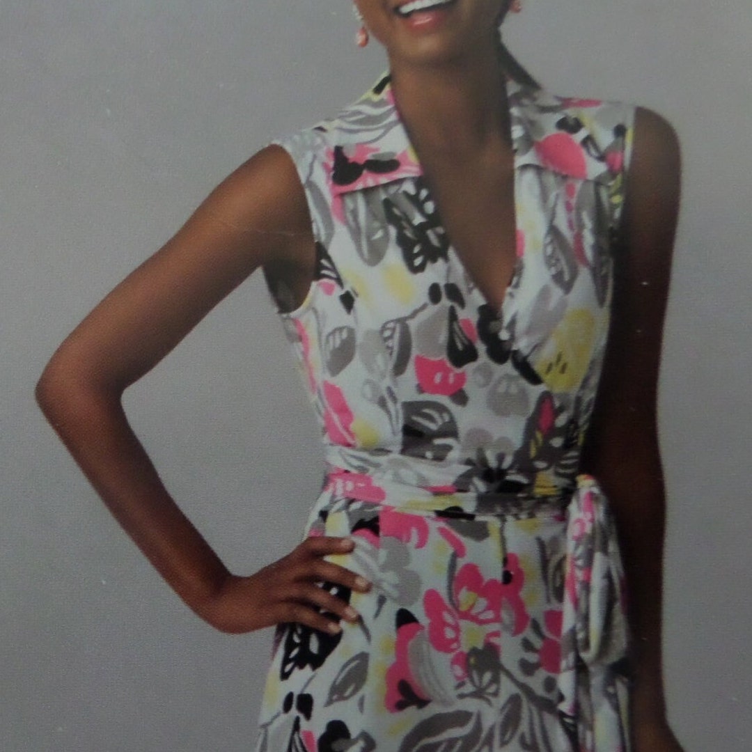 MOCK WRAP DRESS Pattern • Simplicity 0646 • Miss 14-22 • Simplicity ...