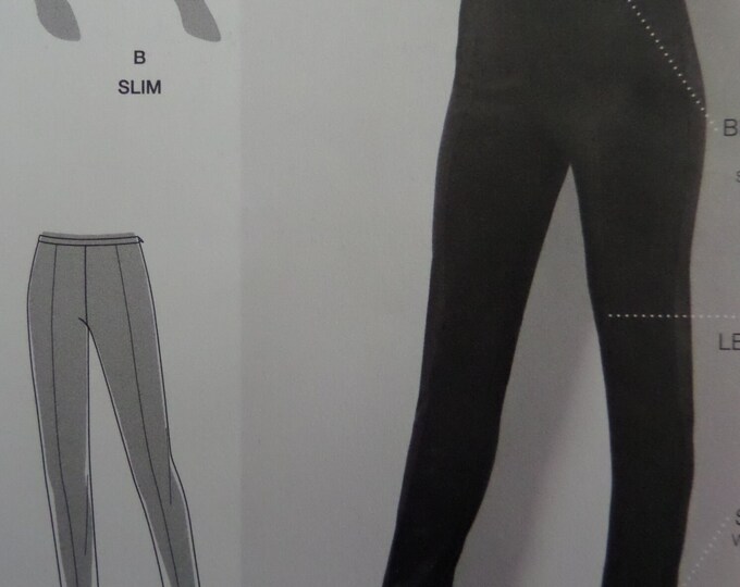 SLIM LEG PANTS Pattern • Simplicity 8514 • Miss Sizes • Center Leg ...