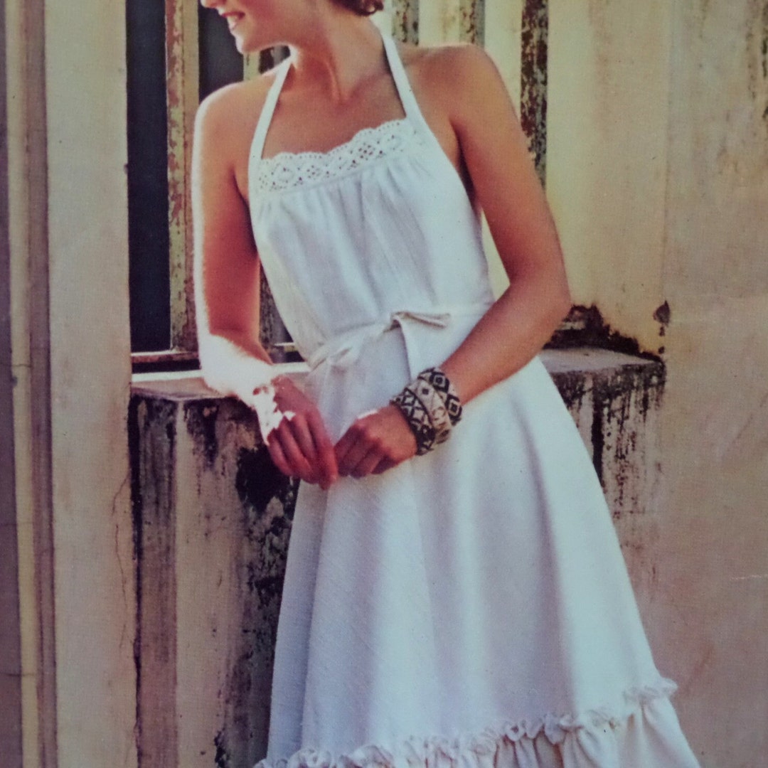 WRAPPED SUNDRESS Pattern • Butterick 5797 • Miss 6 • Ruffled Dress ...