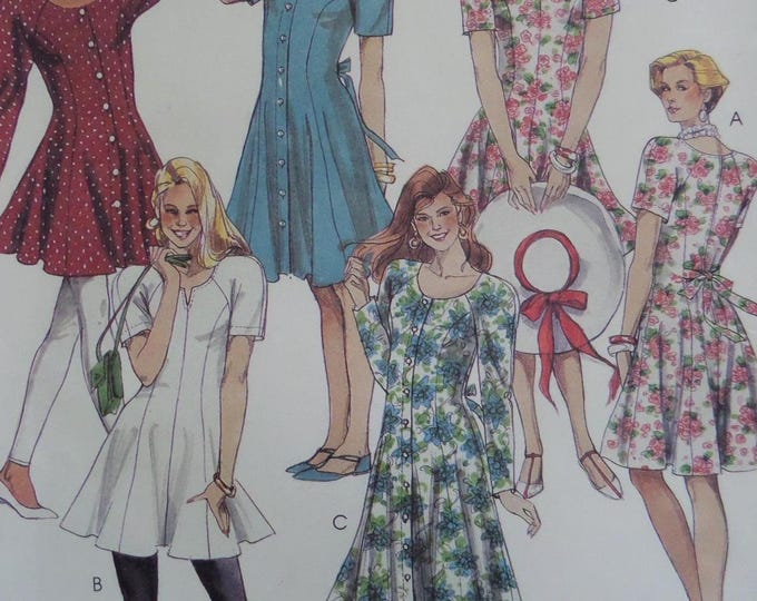 FIT FLARE DRESS Pattern • Mccalls 5969 • Miss 10 • Princess Seams ...