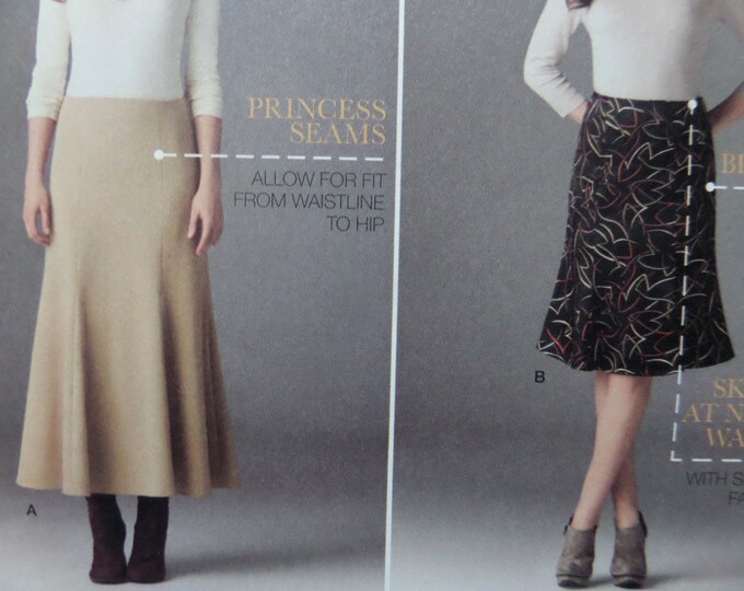 FLARED SKIRT Pattern • Simplicity 2058 • Womens 20W-28W • Princess ...