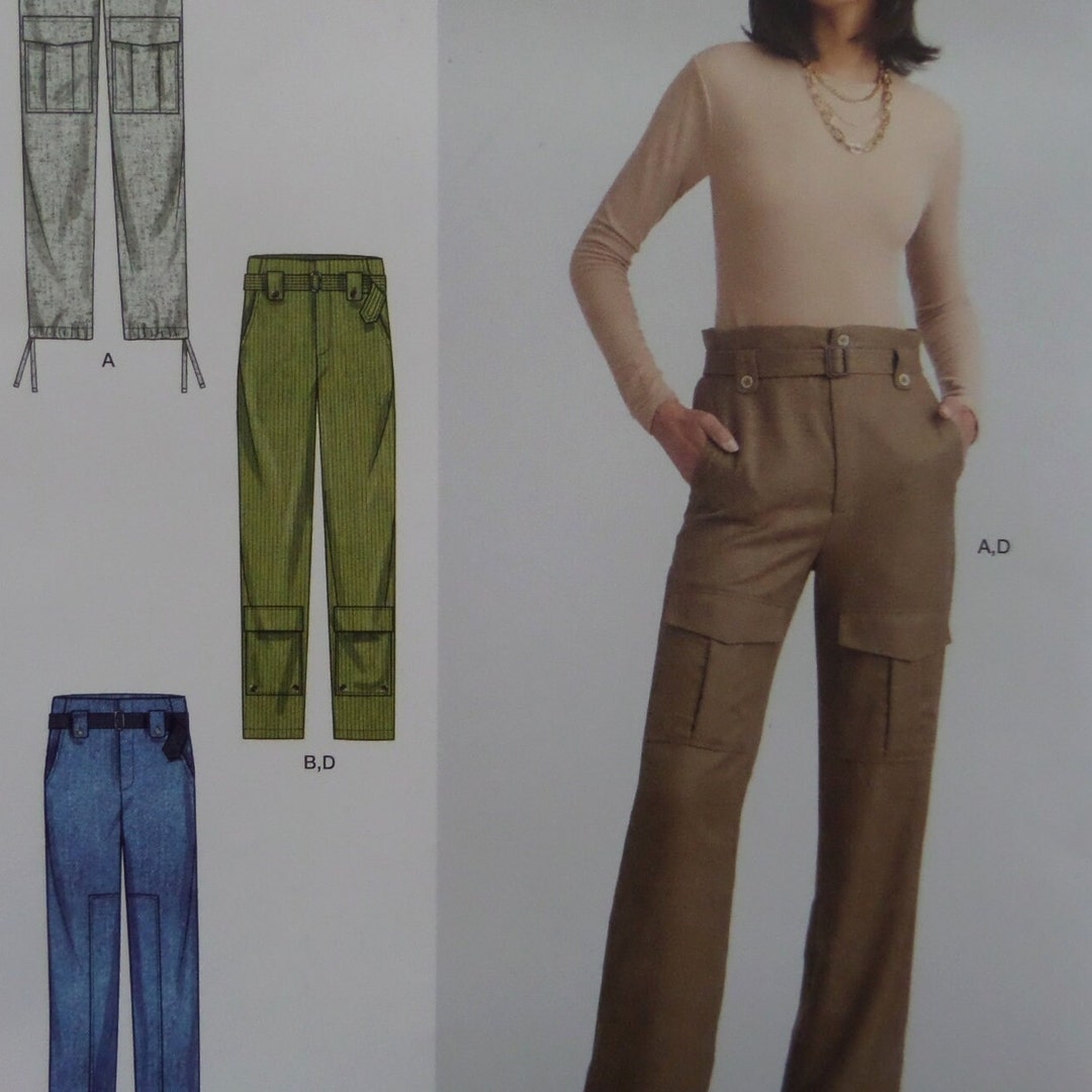HIGH WAIST PANTS Pattern • Simplicity 11979 • Miss Sizes • Belted ...