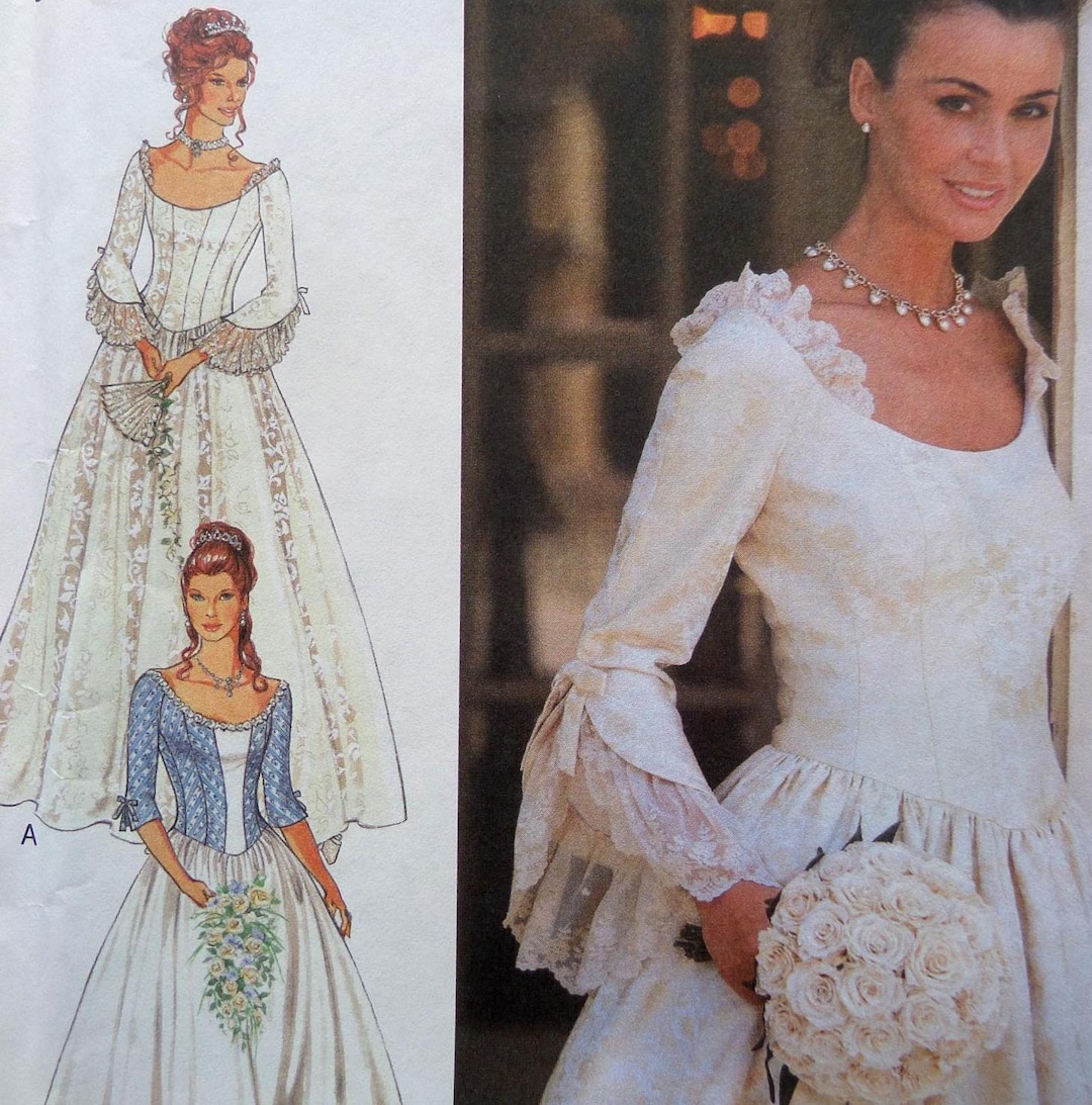 VICTORIAN GOWN Pattern • Style 2990 • Miss 8-18 • Wedding Dress ...