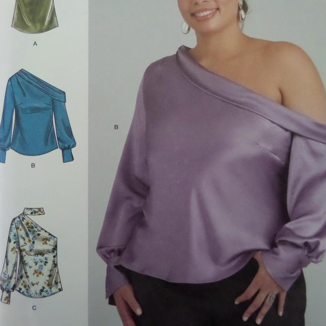 OFF SHOULDER TOP Pattern Simplicity 11973 Womens 20W-28W Simplicity ...
