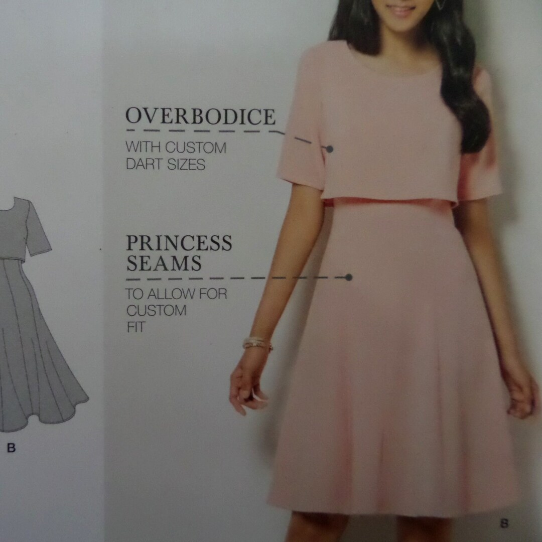 PRINCESS SEAM DRESS Pattern Simplicity 8047 Miss 6-14 - Etsy