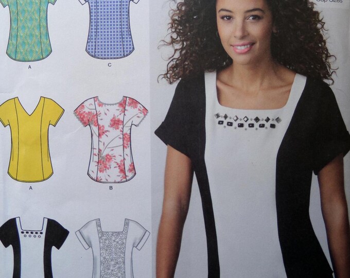 PRINCESS SEAM TOP Pattern • Simplicity 1316 • Miss 14-22 • Pullover • B ...