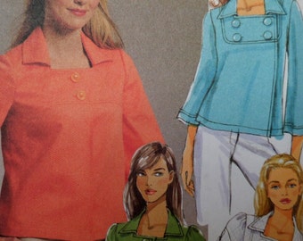 DRAPE FRONT JACKET Pattern • Vogue 8696 • Miss Xs-m • Loose Fit • Wrap ...