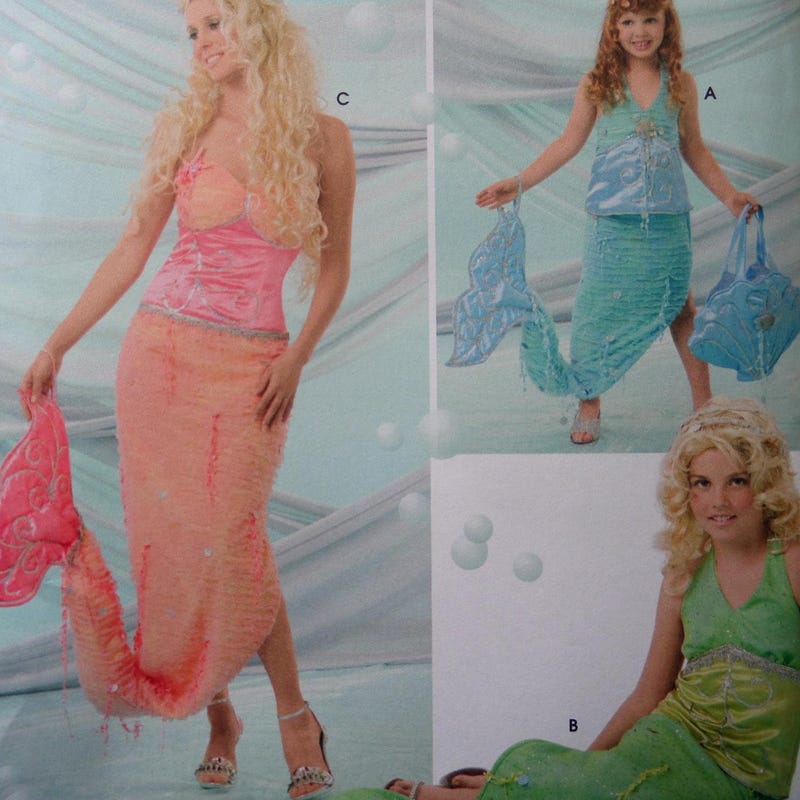 Mermaid Costume Pattern - Etsy