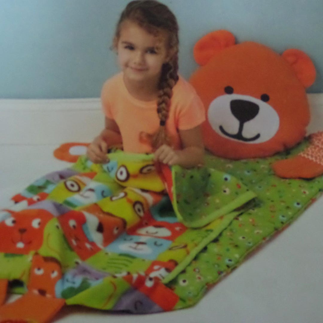 NAP PACK Pattern Simplicity 1389 Animal Sleep Mat Sleep Pack Roll up ...