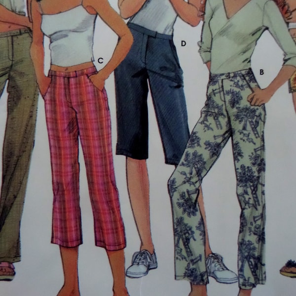 Capri Pants Pattern - Etsy