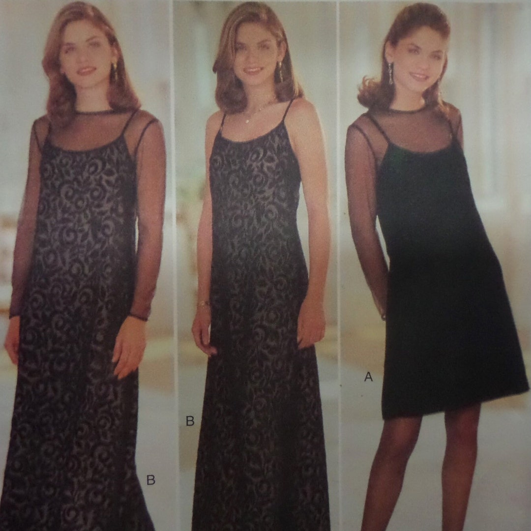 SLIP JUMPER Pattern • Butterick 3822 • Miss 6-10 • Fitted Pullover Top ...