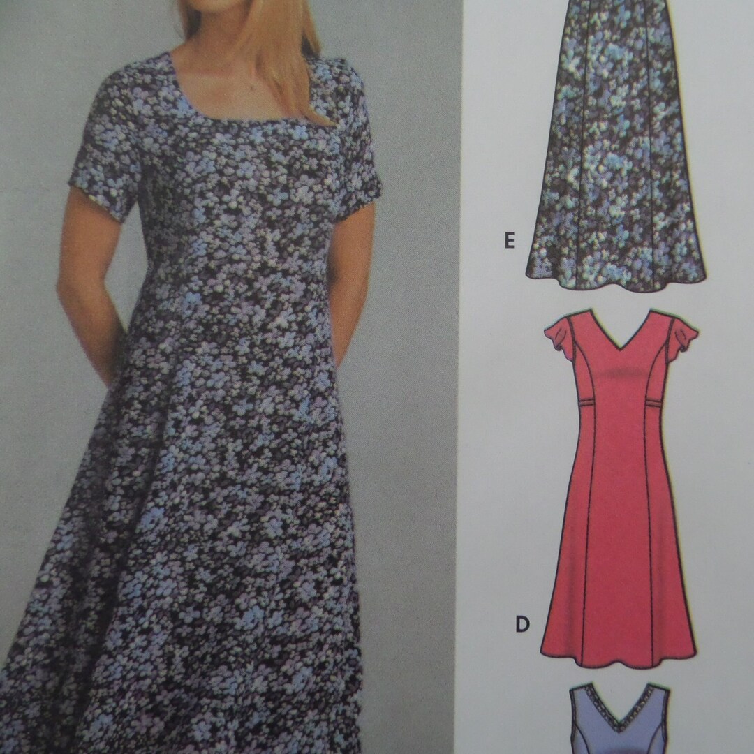 Simplicity 5189 PRINCESS DRESS Pattern Miss 8-14 Flounced - Etsy Simplicity 5189 PRINCESS DRESS Pattern Miss 8-14 Flounced - Etsy