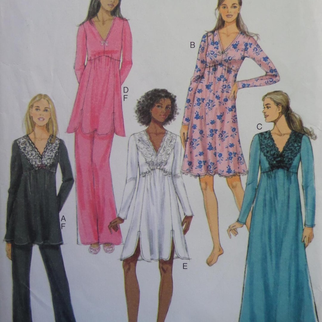 Loungewear Pattern: Butterick 5688, Miss L-XXL, Uncut, Pullover ...
