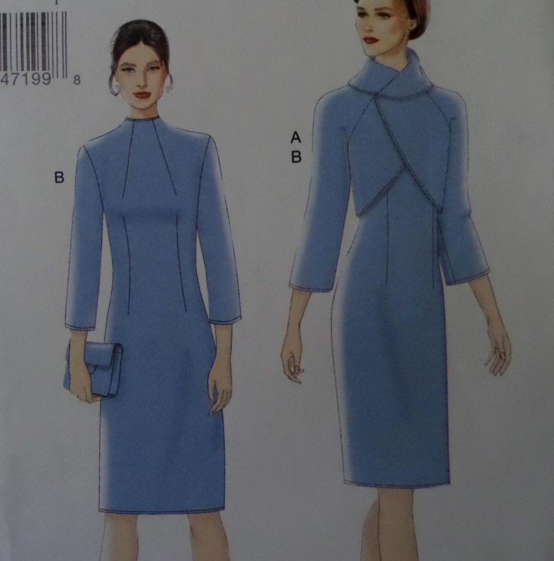 FITTED DRESS Pattern • Vogue 9266 • Miss 6-14 • Lined Jacket • Raglan ...