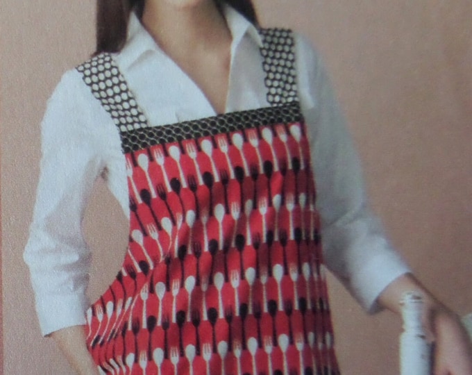 CROSS BACK APRON Pattern • Simplicity 2162 • Miss One Size • Pullover ...