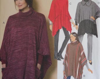 DRAPE FRONT JACKET Pattern • Vogue 8696 • Miss Xs-m • Loose Fit • Wrap ...